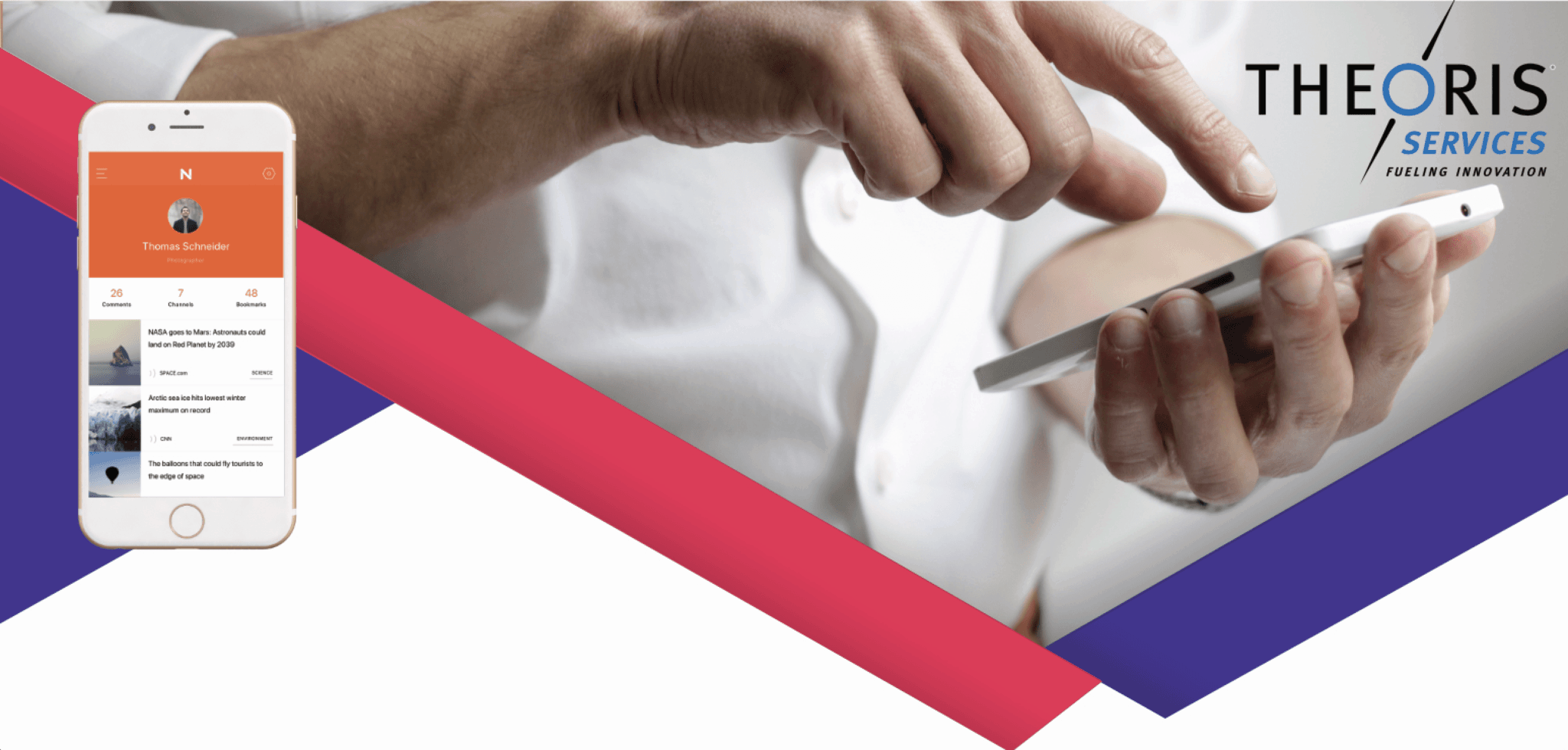 Upper Network Mobile App | Theoris Services